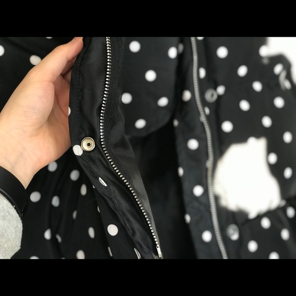 Stylenanda | Jackets & Coats | Stylenanda Poka Dot Puffer Jacket With ...